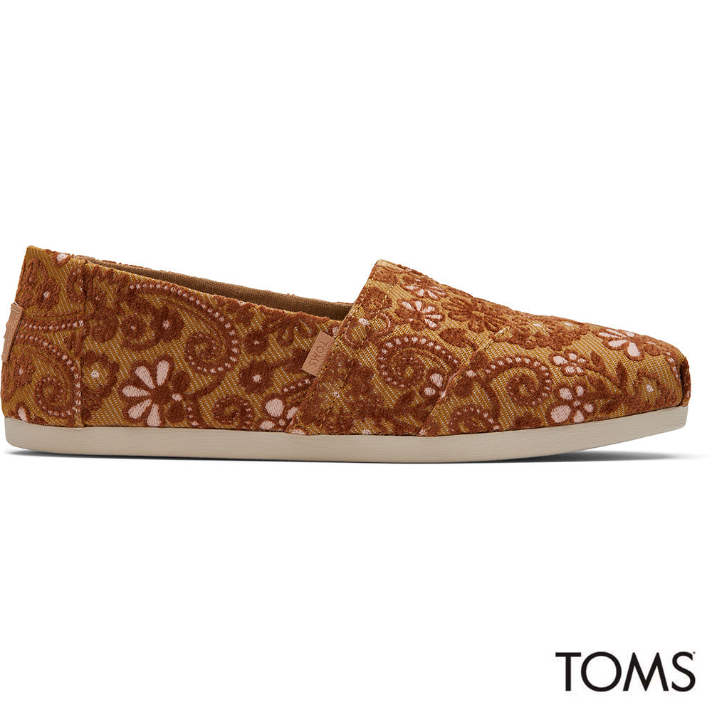 Toms Wmns Alpargata Golden Honey Floral Brocade – Toms SG